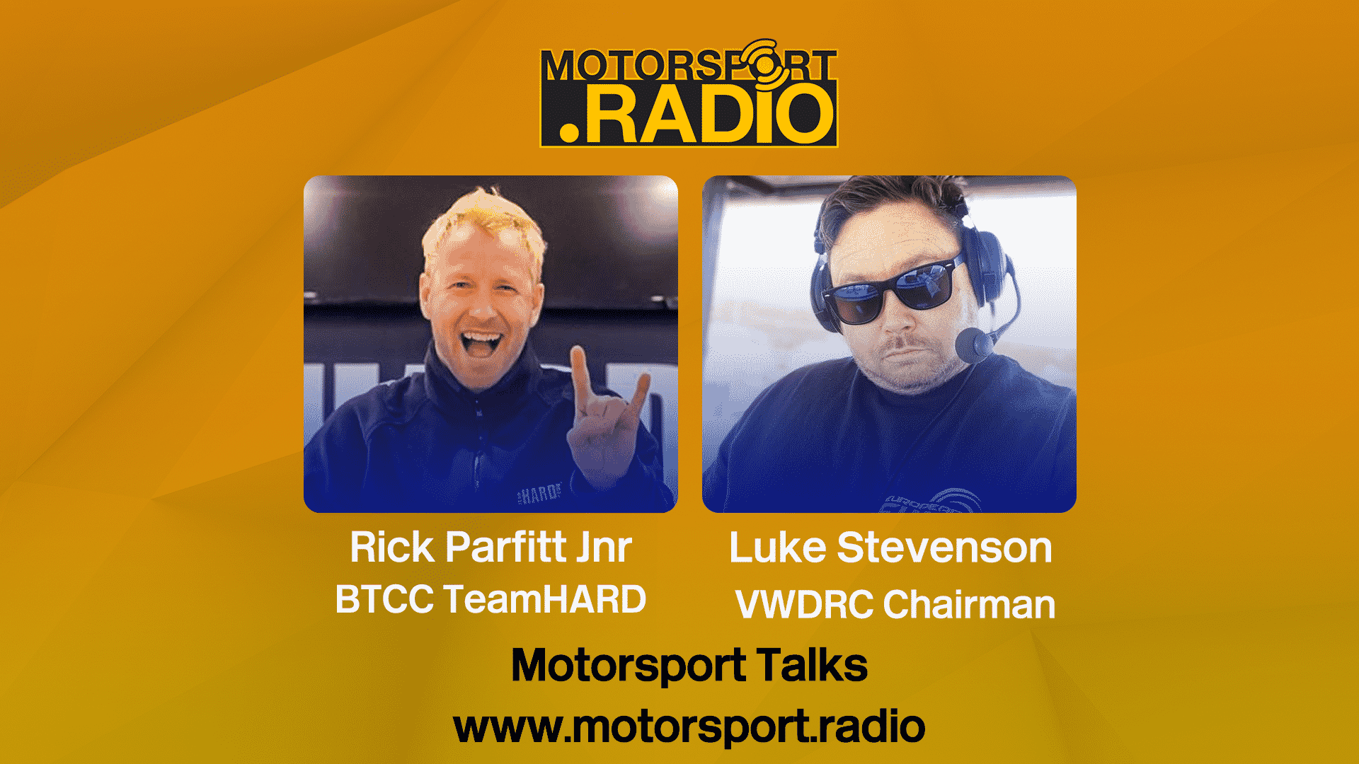Interviews with Rick Parfitt Jnr & Luke Stevenson - Motorsport Radio