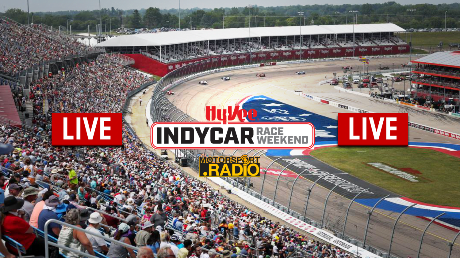 LIVE: NTT INDYCAR Race coverage from Iowa Speedway - Motorsport Radio