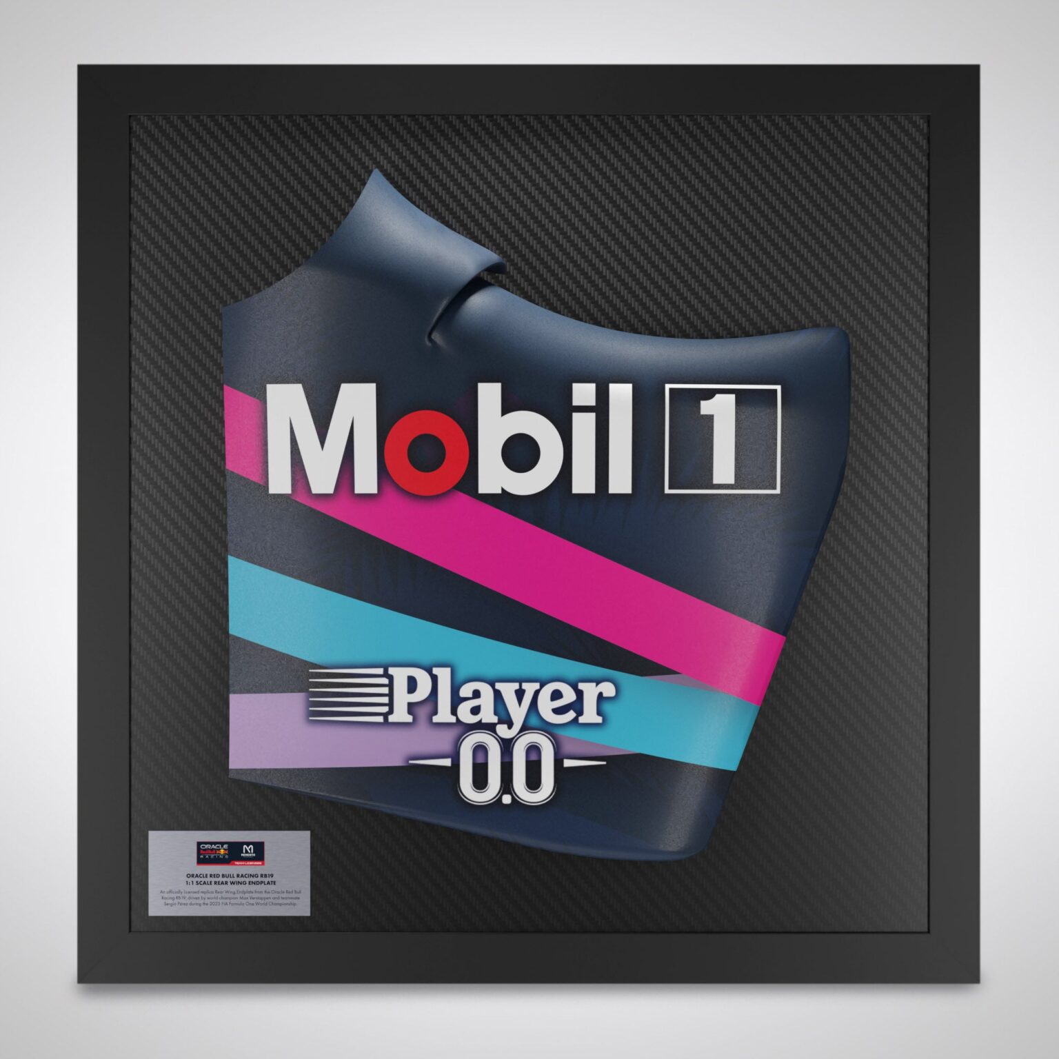 Oracle Red Bull Racing 2023 RB19 Replica Rear Wing Endplate - Miami GP ...