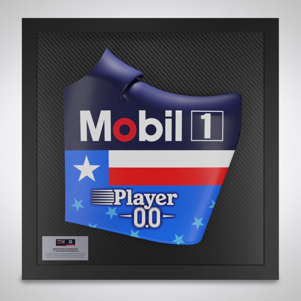 Oracle Red Bull Racing 2023 RB19 Replica Rear Wing Endplate - Austin GP ...